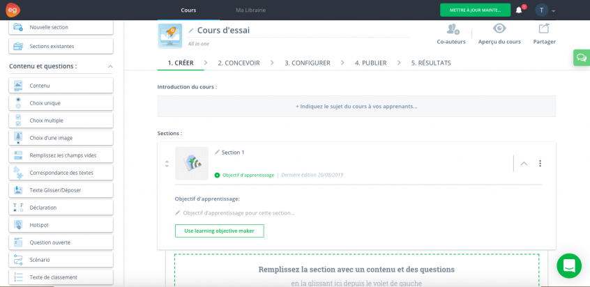 Easygenerator : Créez, diffusez et gérez vos modules d’apprentissage en ...